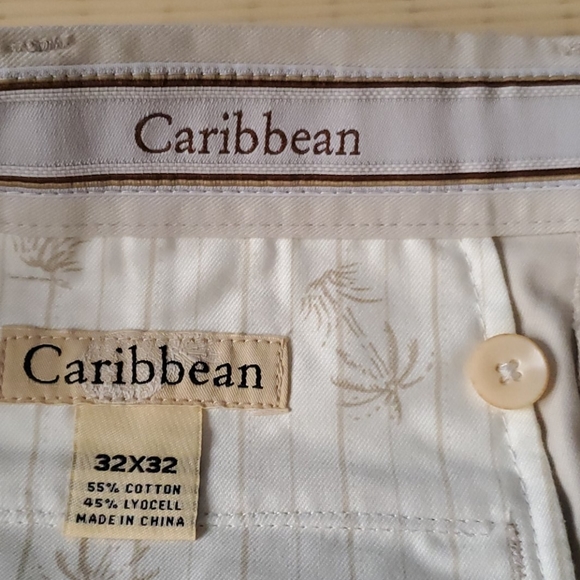 Caribbean | Pants | Caribbean Mens Pleated Khaki Pants | Poshmark